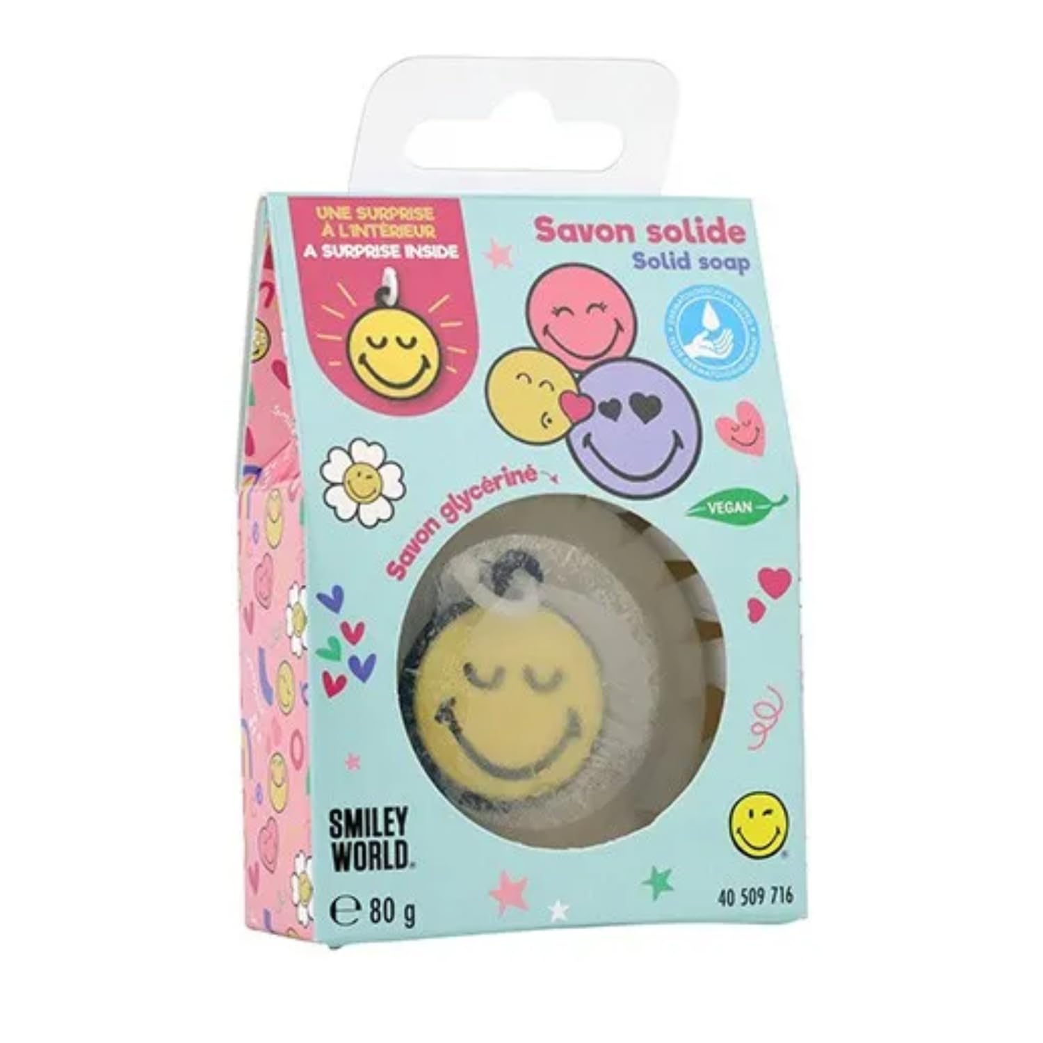 Smiley Kids Hand Soap with Surprise Toy – Gentle Vegan Soap with Hidden ...